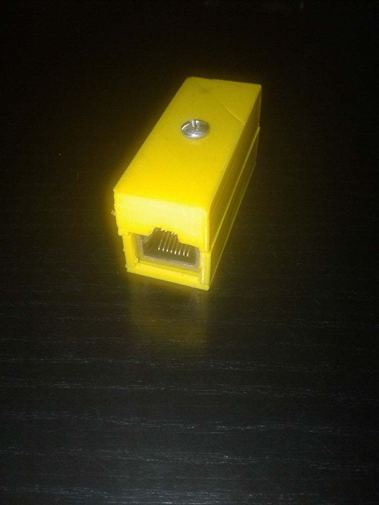 Free STL file rj45 double adapter female・3D printer model to download・Cults