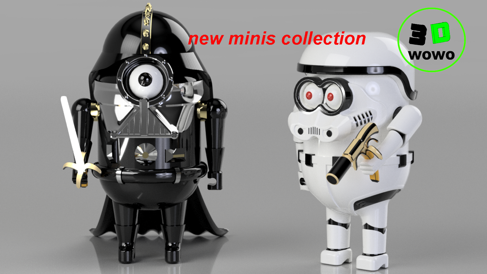 STL file MINI-DARTH・3D printer design to download・Cults