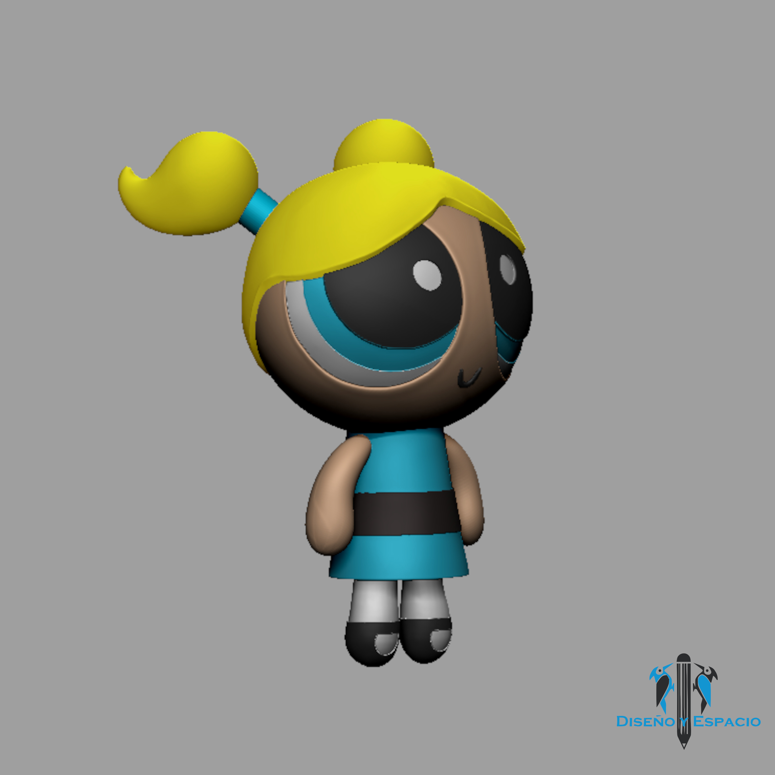 STL file The powerpuff girls , The super powerpuff girls・Model to ...