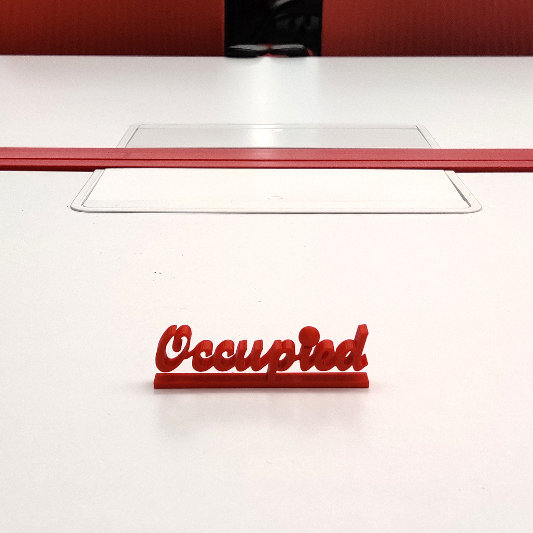 STL file Occupied Sign 🏢・3D printable model to download・Cults