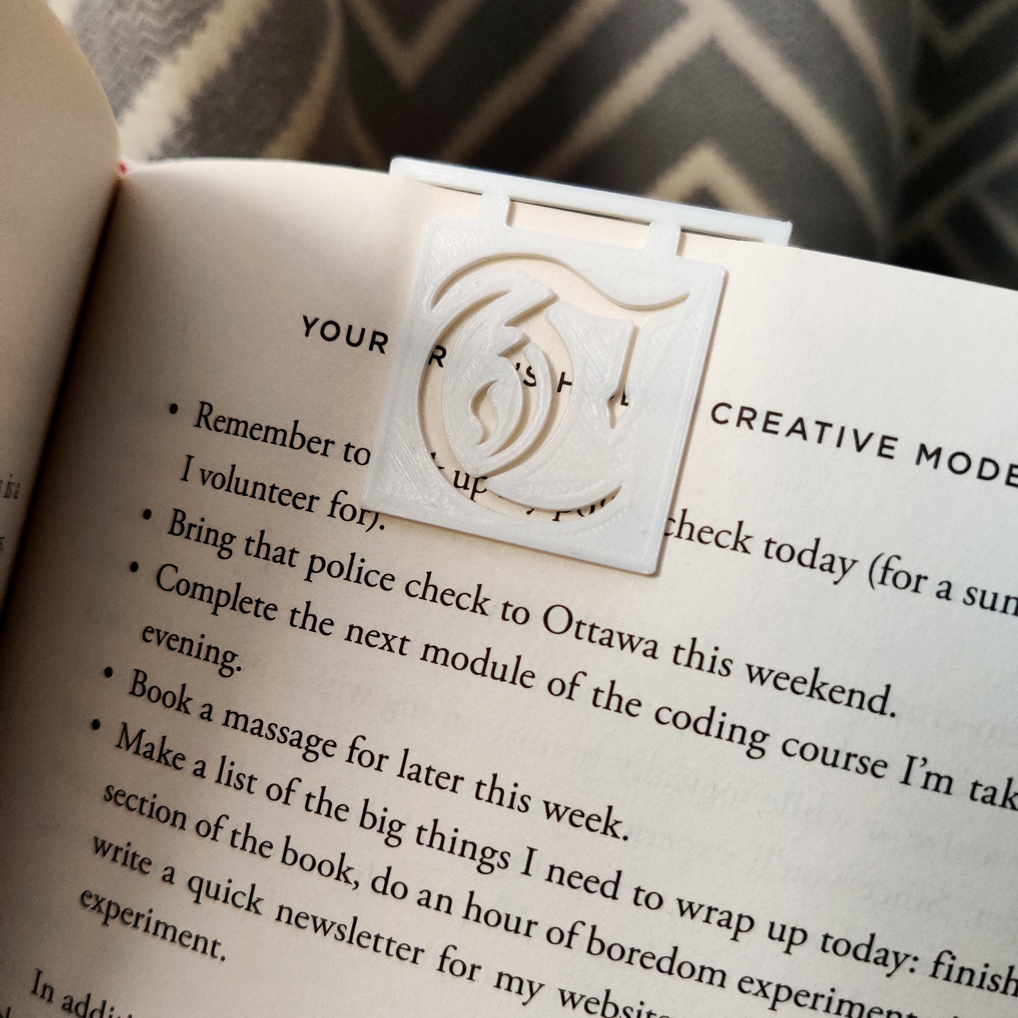 STL file Alphabet Monogram Bookmarks Capital Letter B 🔖・3D print design ...