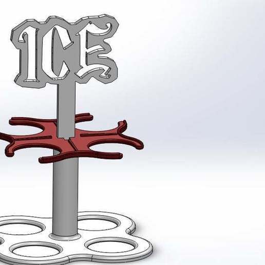 Download free STL file Ice cream roller and holder • 3D printing model ...