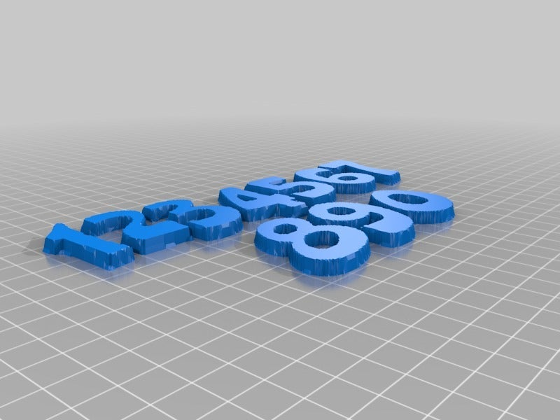 Free STL file Letters and numbers 🔢・3D printable model to download・Cults