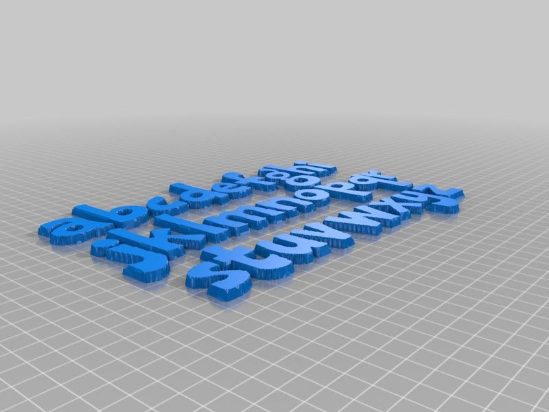 Free STL file Letters and numbers 🔢・3D printable model to download・Cults