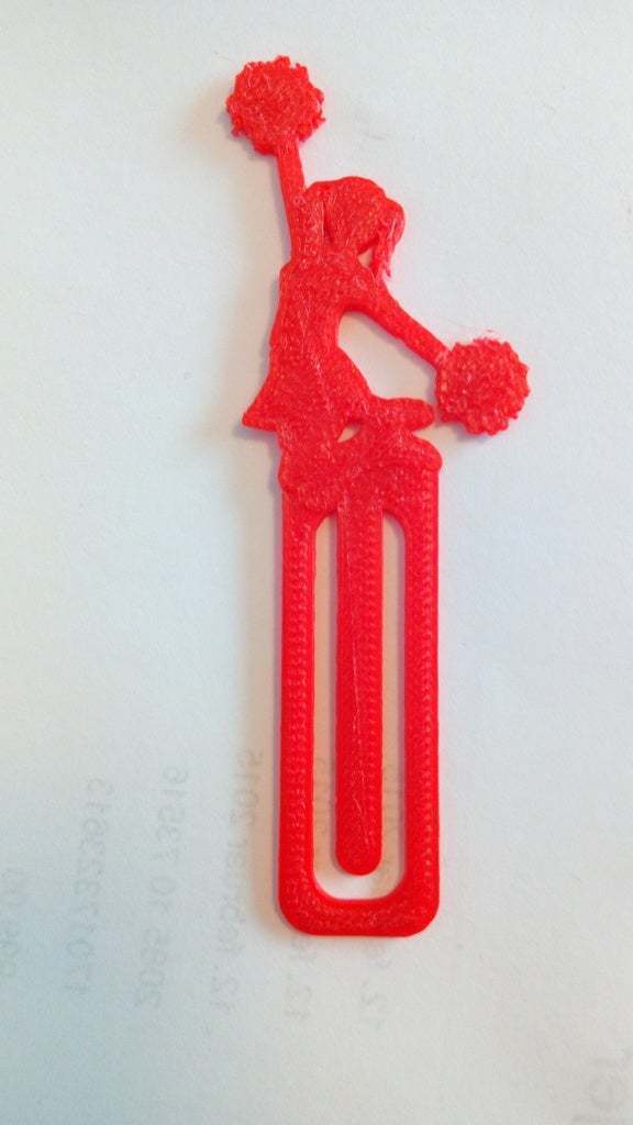 STL file Cheerleading Bookmark・3D printable model to download・Cults