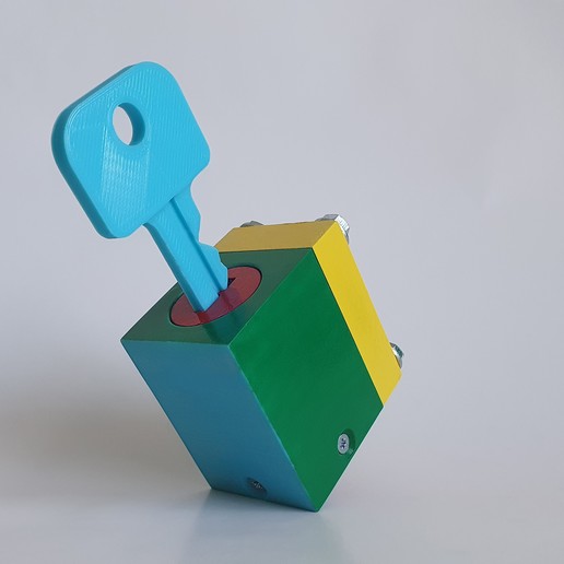 Download free STL file Lock cylinder, door lock • 3D printing template ...