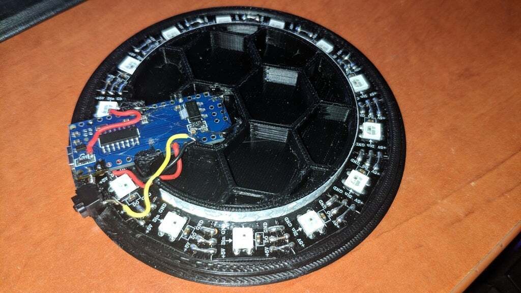 Free STL file RGB LED Coaster・3D printer design to download・Cults