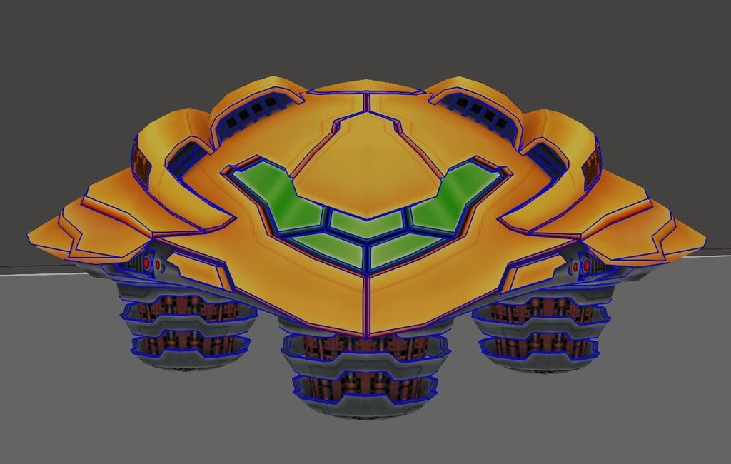 Free STL file Samus Gunship (Metroid)・3D printing template to download ...