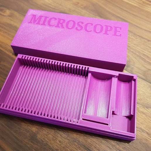 Download free STL file Microscope Slides Box • 3D printing object ・ Cults