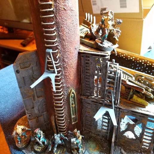 Download free STL file Necromunda and Kill Team Ladder Grabber • 3D ...