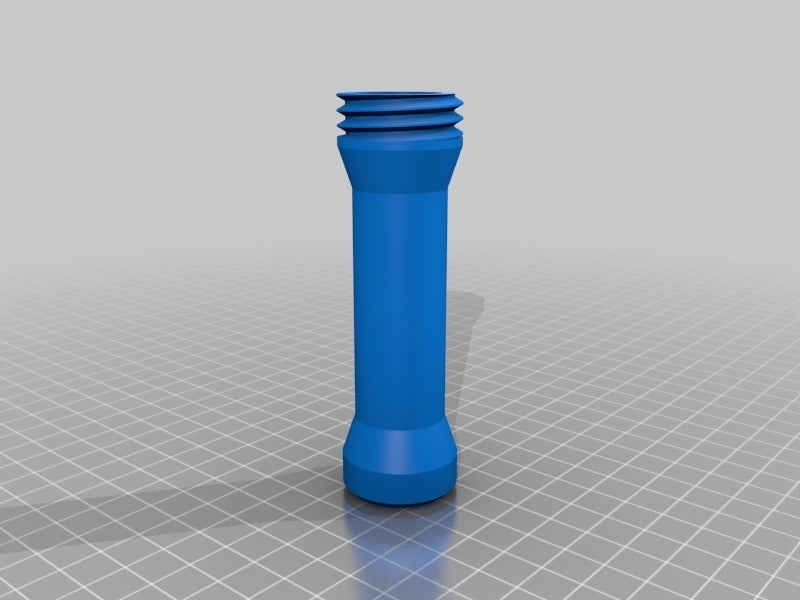 STL-Datei Flashlight body for LED/reflector drop-in module 🔦 kostenlos ...