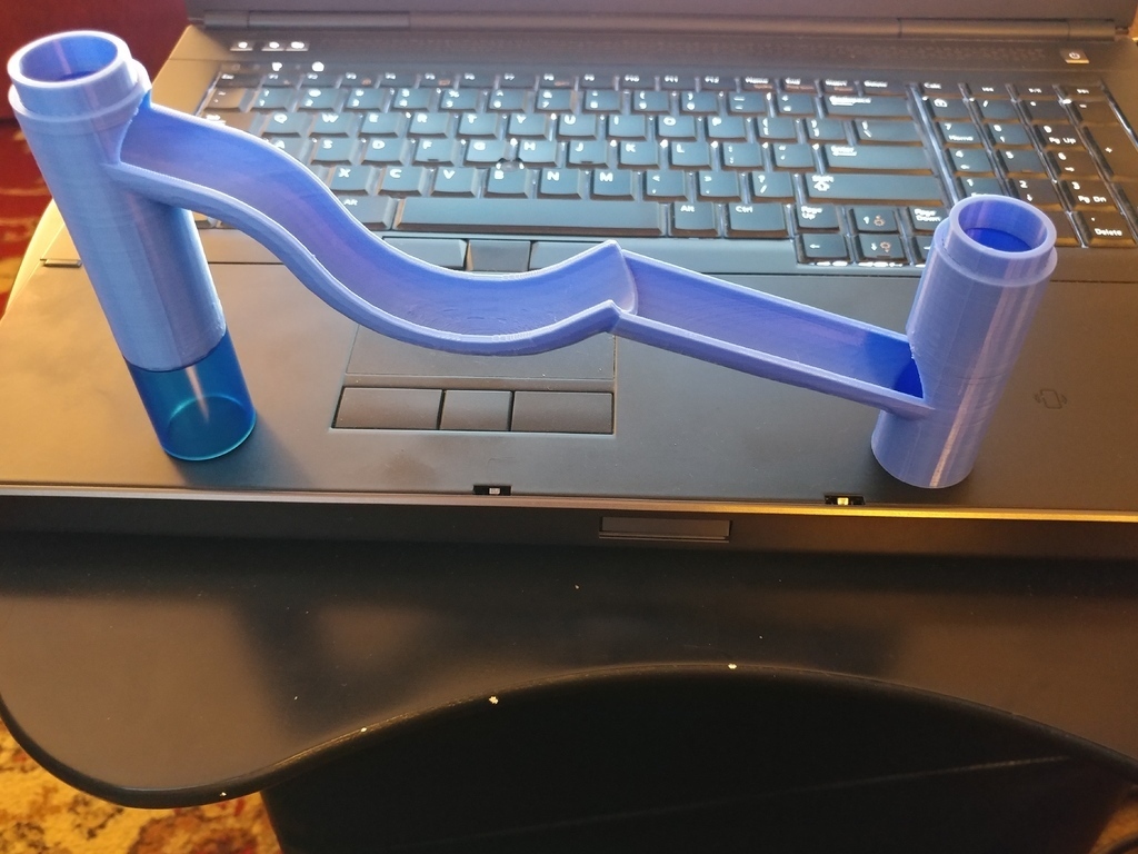 Free STL file Marble Genius jump ramp・Template to download and 3D print ...