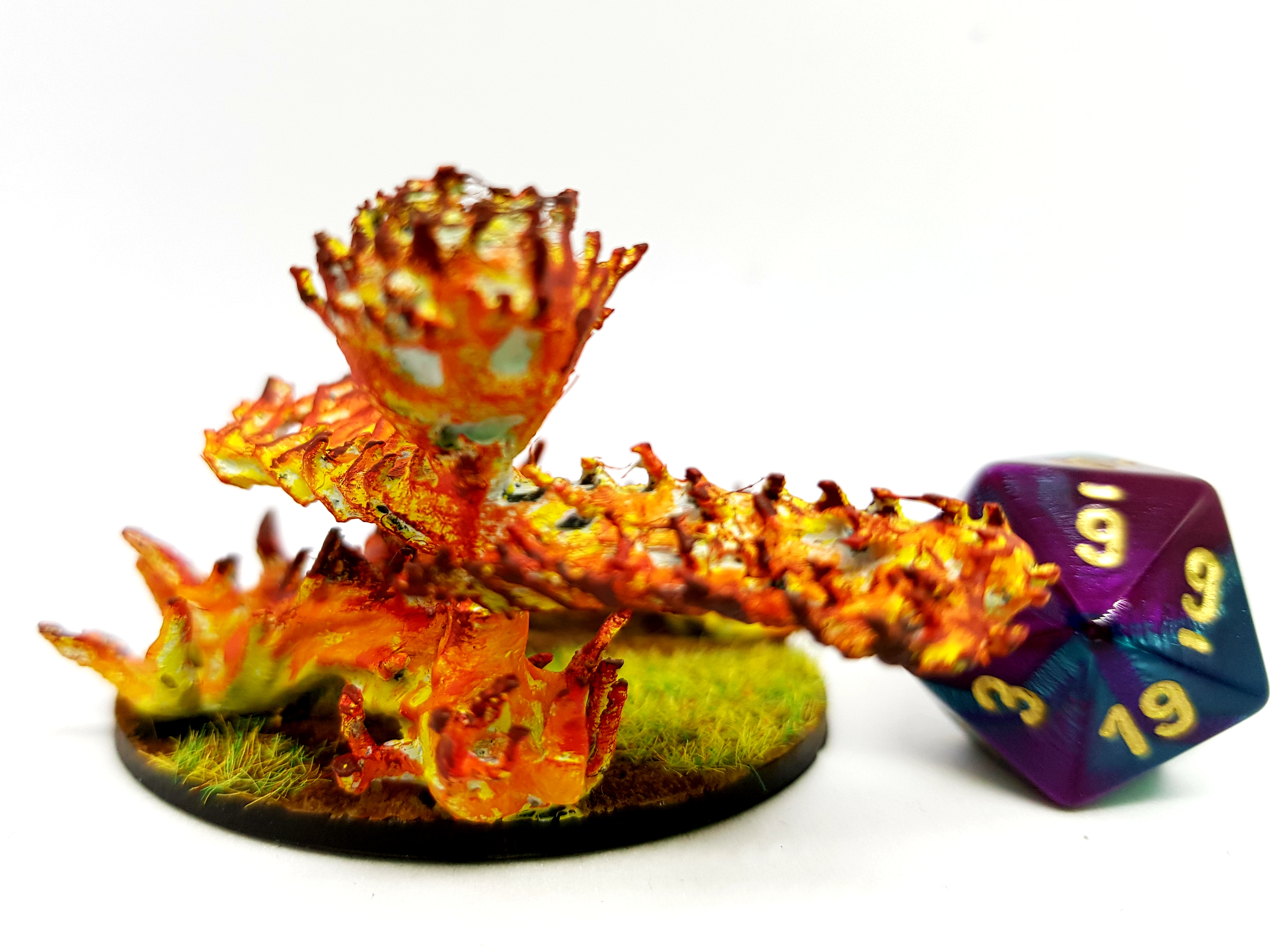 Free Stl File Fire Elemental For 28mm Tabletop Gaming・3d Printable