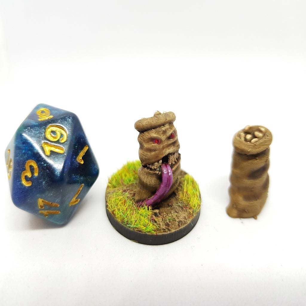 Free STL file Mimic (Sack of Potatoes) for 28mm Tabletop roleplaying・3D ...