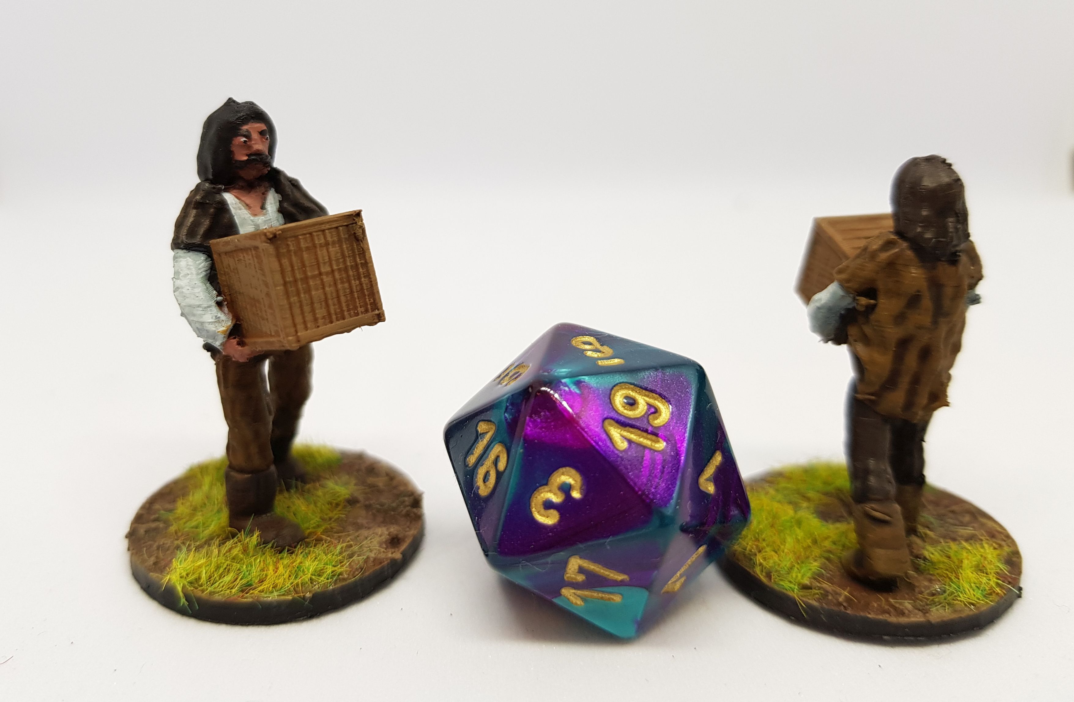 Free STL file Commoner (Dockworker) for 28mm Tabletop Roleplaying・3D ...