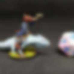 Download free STL file Kobold Bard on Guard Drake for 28mm tabletop ...