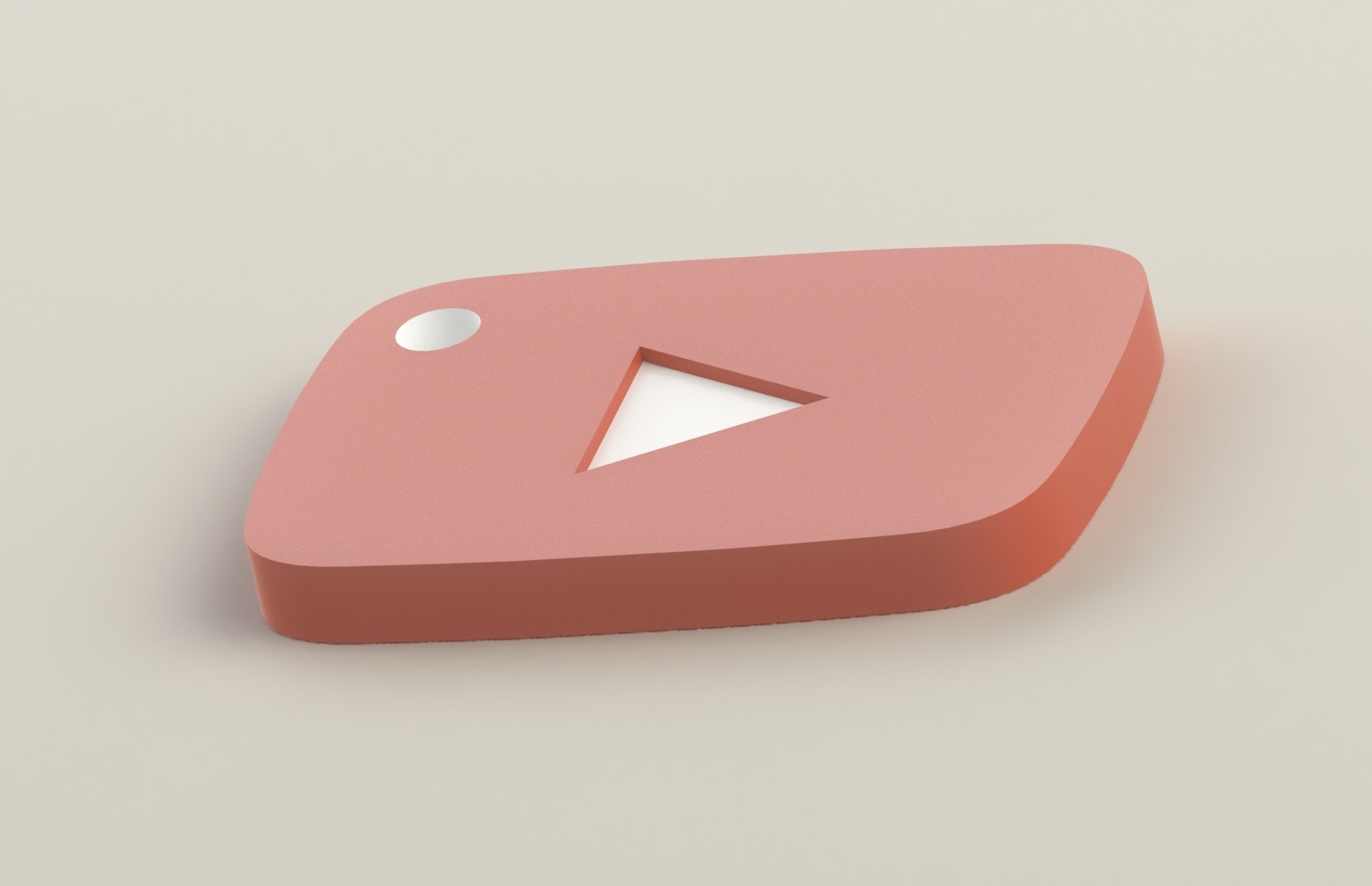 Archivo STL gratis Youtube Keychain・Modelo imprimible en 3D para ...