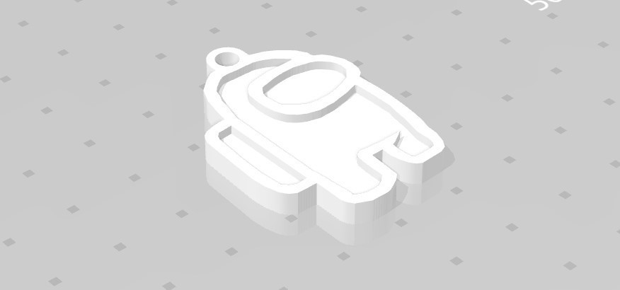 STL file Among us keychain 🗝️・3D printing design to download・Cults