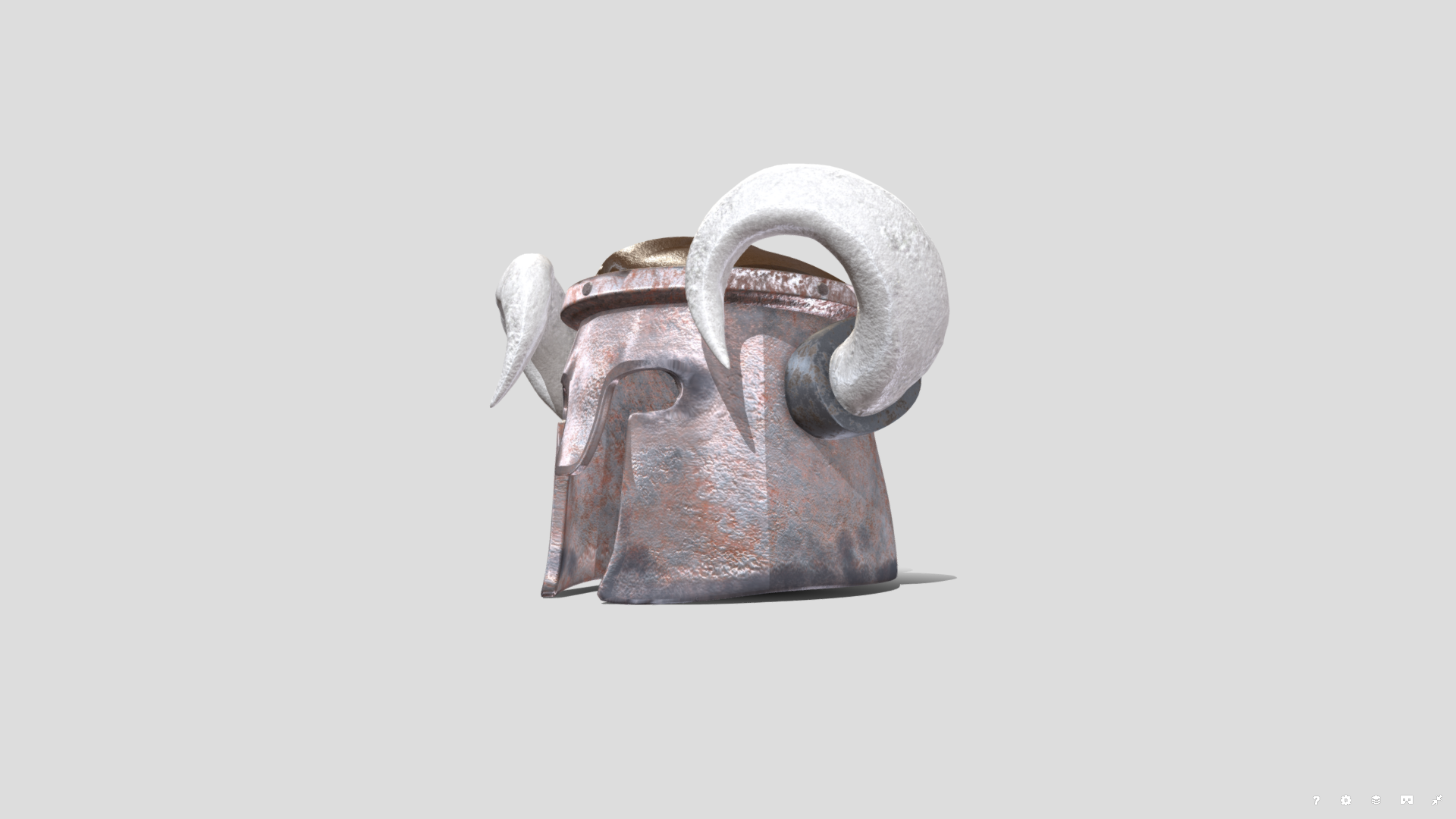 STL file Horned Helmet 🪖・3D print object to download・Cults