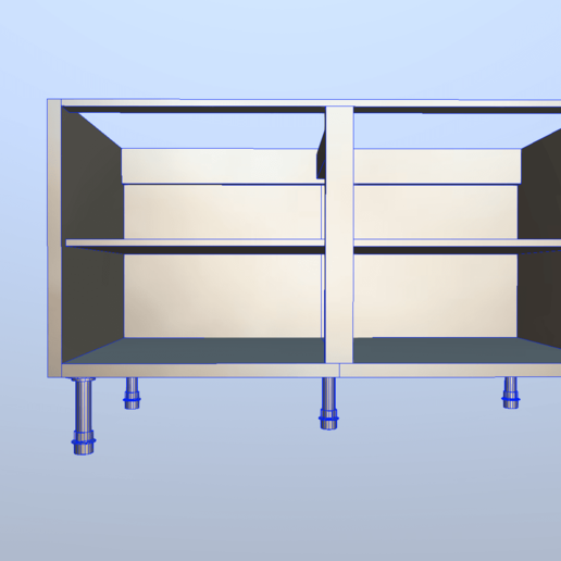 Download STL Base Kitchen Unit ・ Cults
