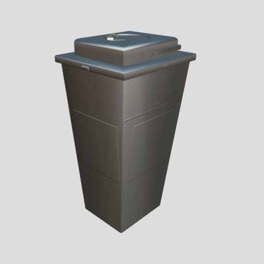 Download 3DS file Medical Sharps Bin • 3D printing object ・ Cults