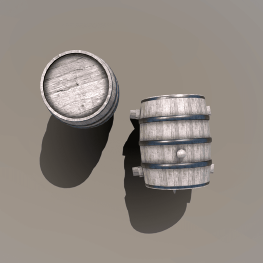 Download 3DS file Medieval Barrel Set • 3D printer template ・ Cults