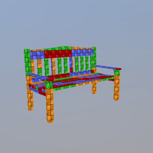 Download 3D printing designs Garden Bench ・ Cults