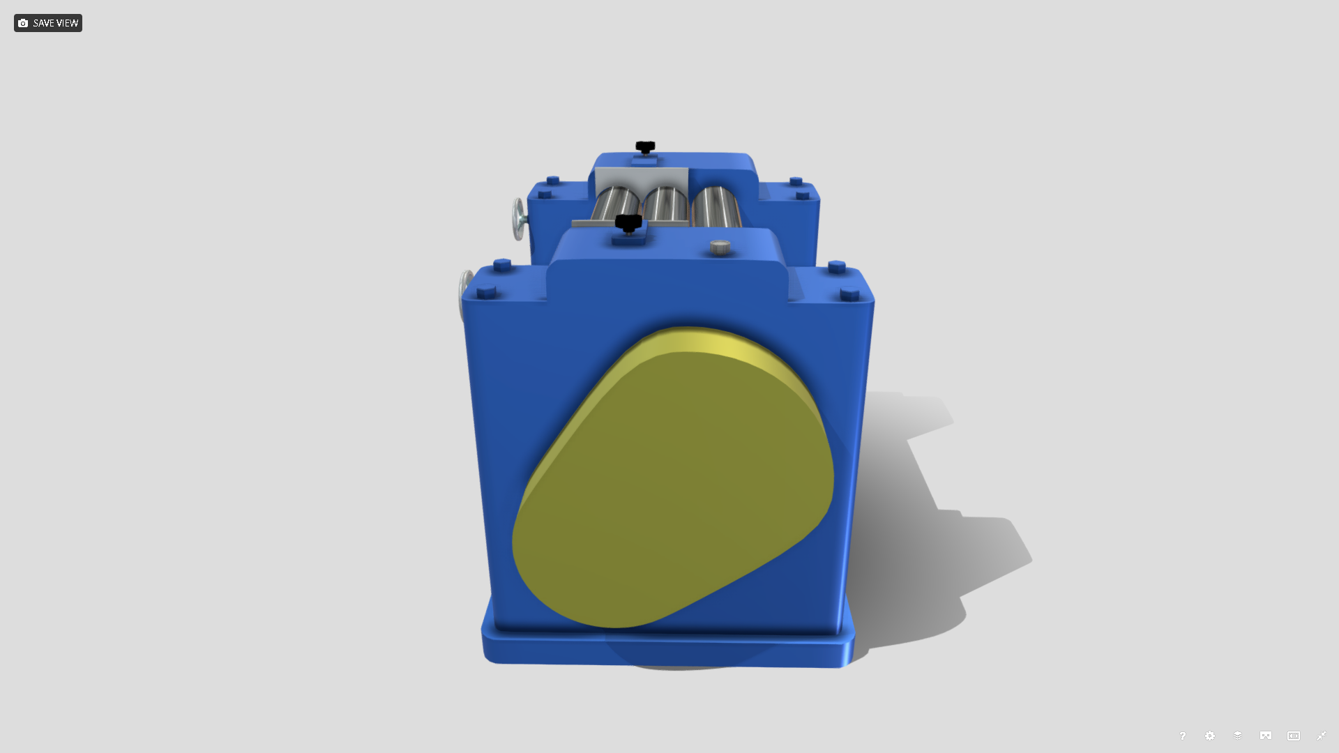 STL file Machinery - Triple Roll Pigment Mill・3D printer design to ...