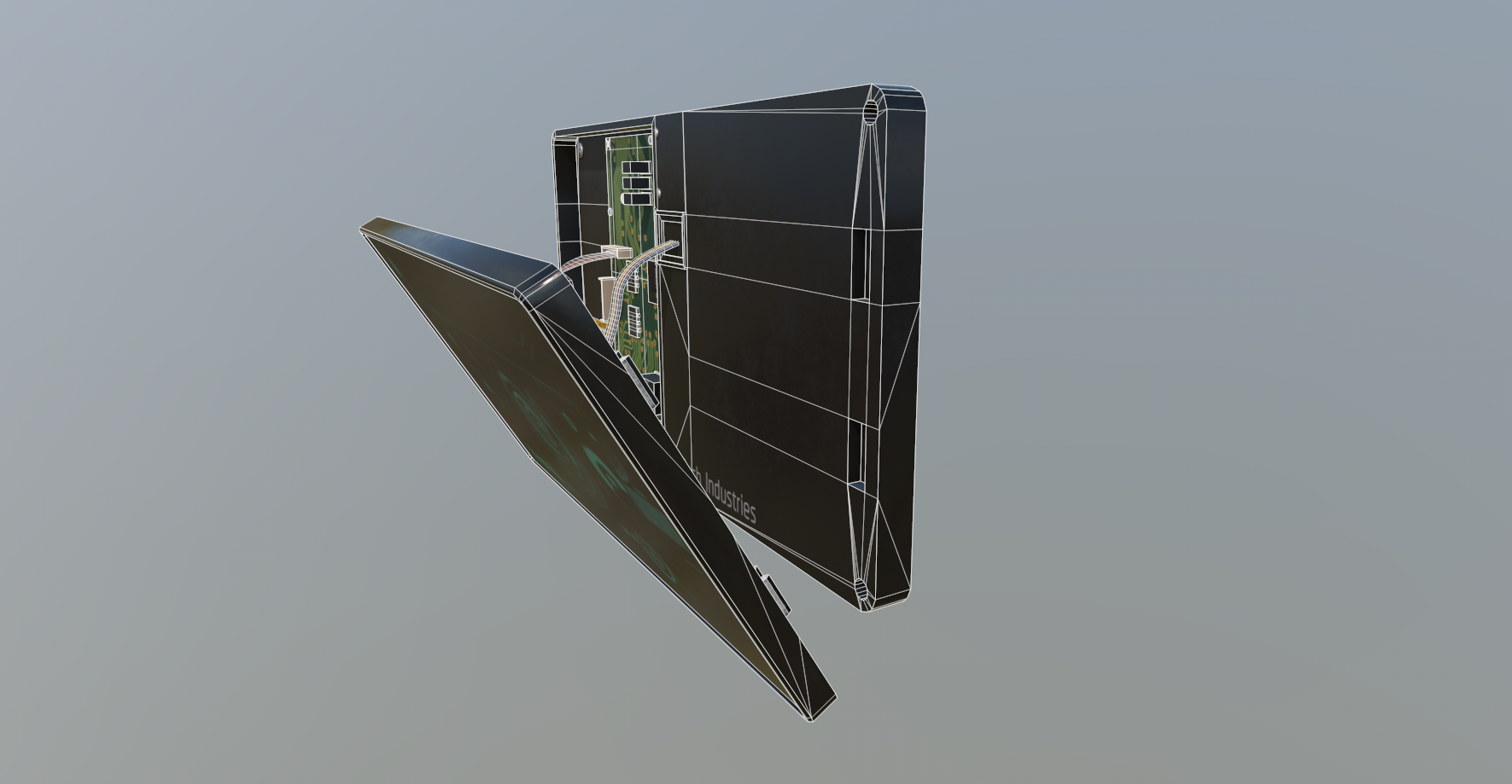 OBJ file Broken Sci-Fi Scanner Display 🛰・Model to download and 3D print ...