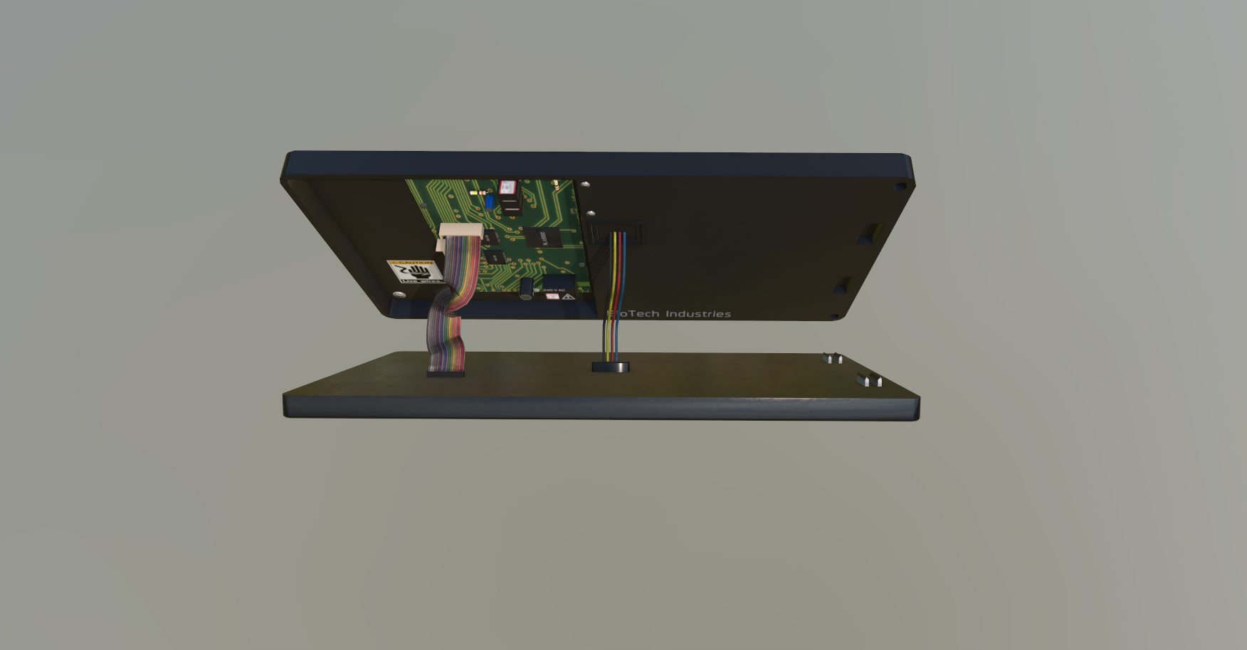 OBJ file Broken Sci-Fi Scanner Display 🛰・Model to download and 3D print ...