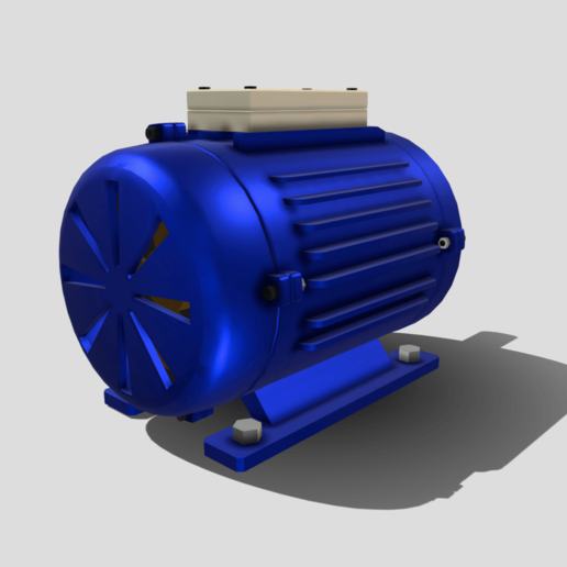 Download 3DS file Machinery - Electric Motor • Design to 3D print ・ Cults