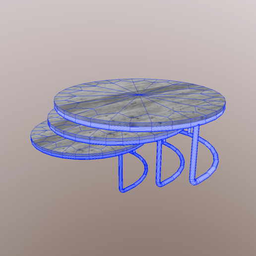 Download 3D model Nested Coffee Tables ・ Cults