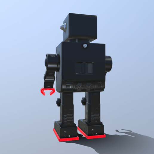 Download 3D printing templates Retro Robot ・ Cults