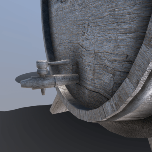 Download 3DS file Medieval Barrel Set • 3D printer template ・ Cults