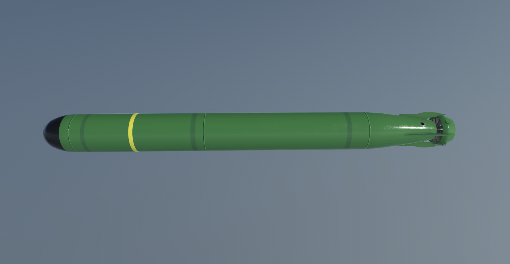 OBJ file MK-48 ADCAP Torpedo 🪖・3D print object to download・Cults