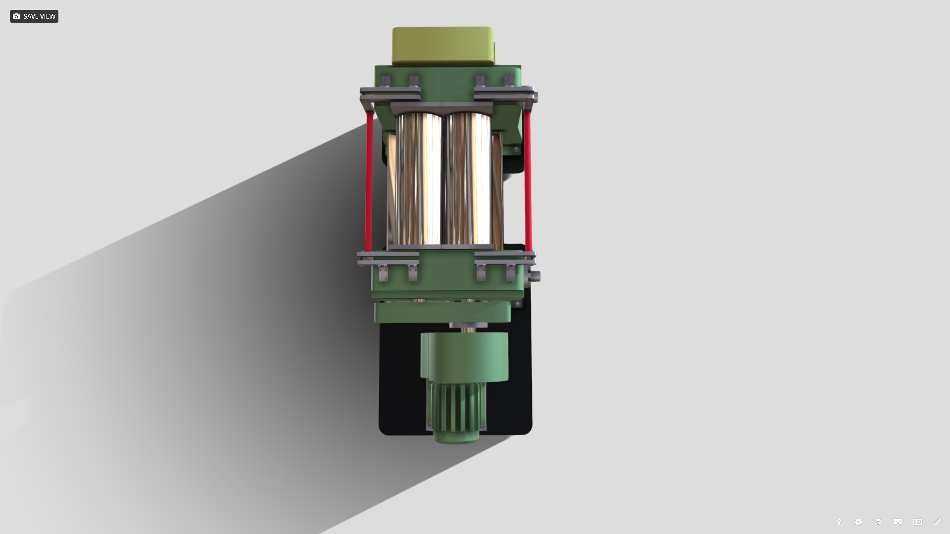 STL file Machinery - Two Roll Rubber Mill・3D printing template to ...