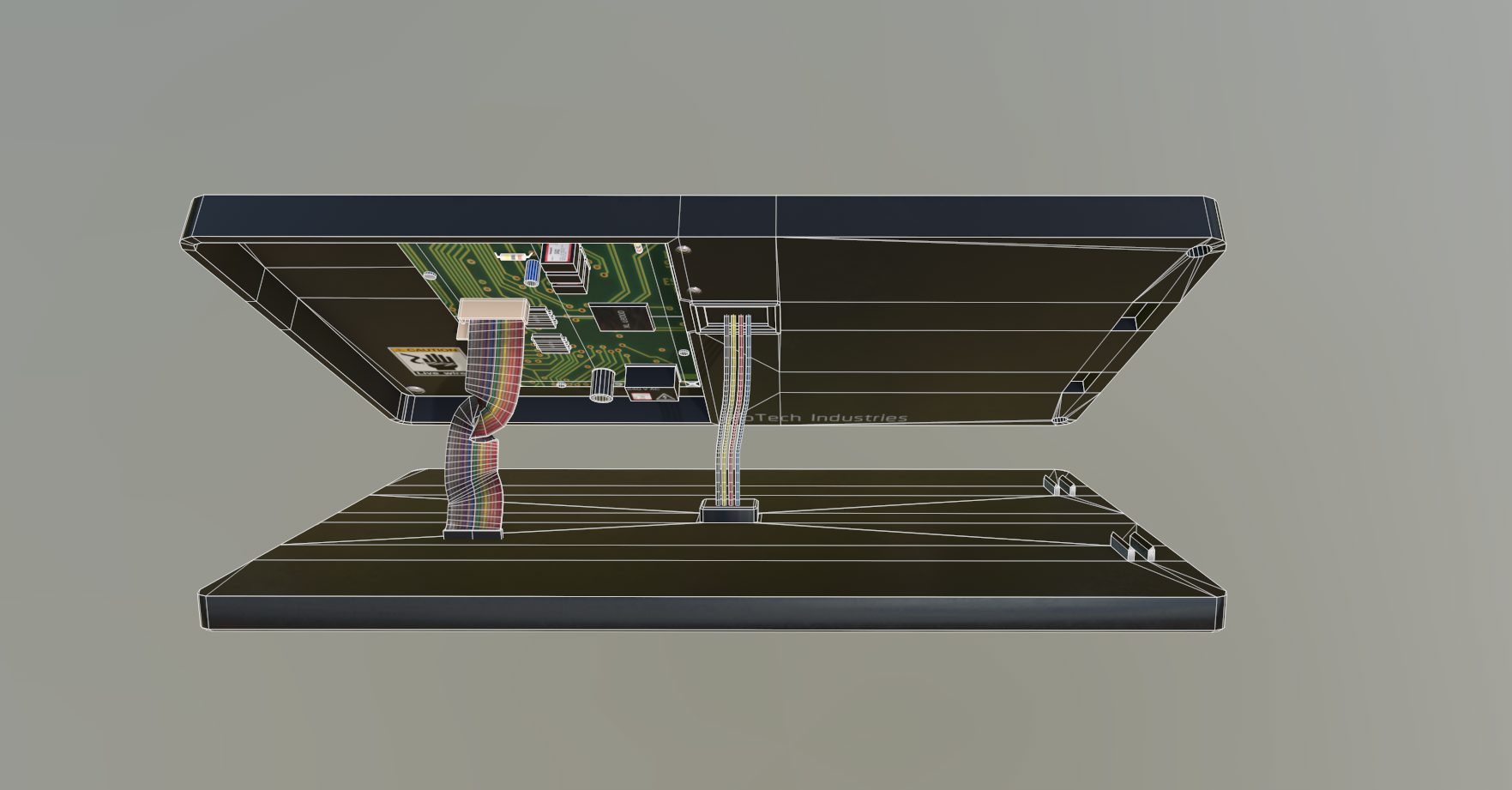OBJ file Broken Sci-Fi Scanner Display 🛰・Model to download and 3D print ...
