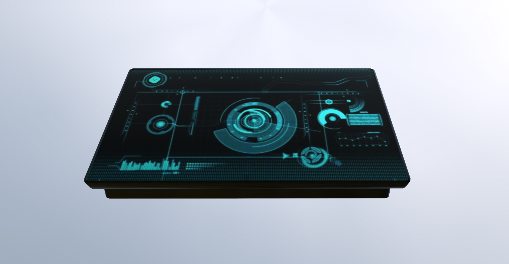 OBJ file Broken Sci-Fi Scanner Display 🛰・Model to download and 3D print ...