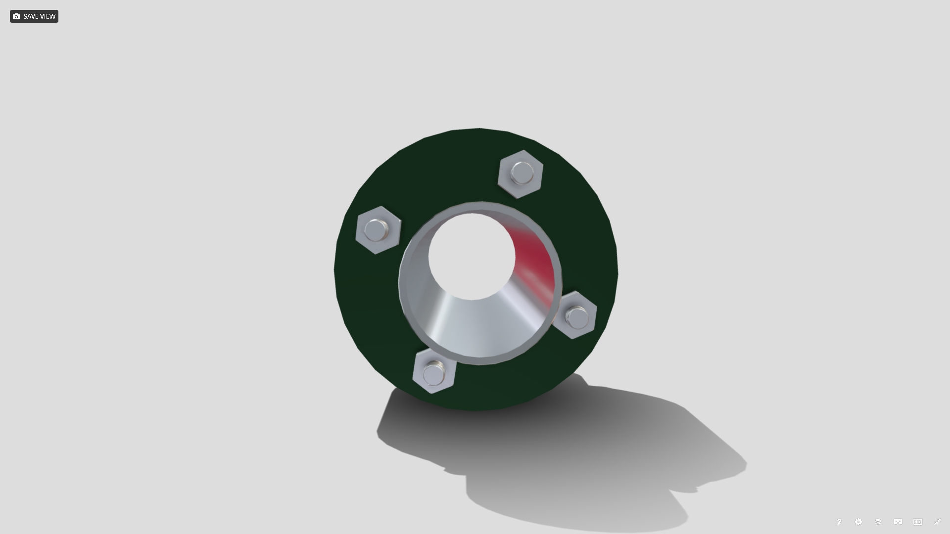 STL file Machinery - Pipe Flange・3D print design to download・Cults