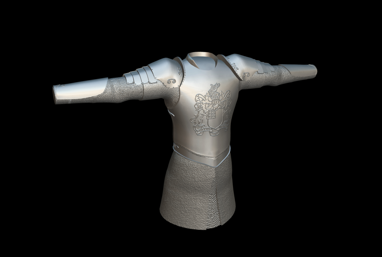 STL file Medieval Armour ♀️・3D printing idea to download・Cults