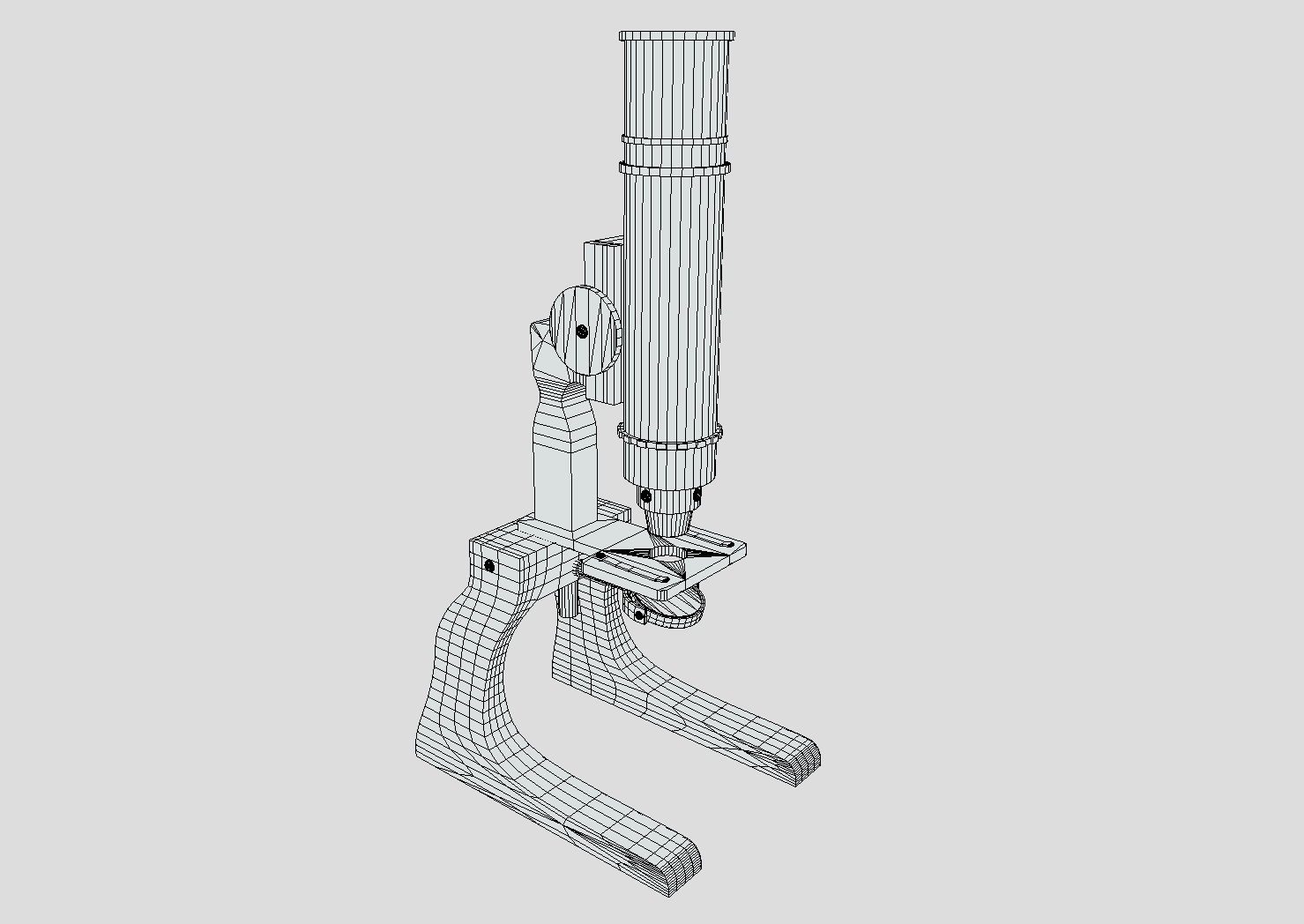 STL file Antique Microscope 🔬・3D printer model to download・Cults
