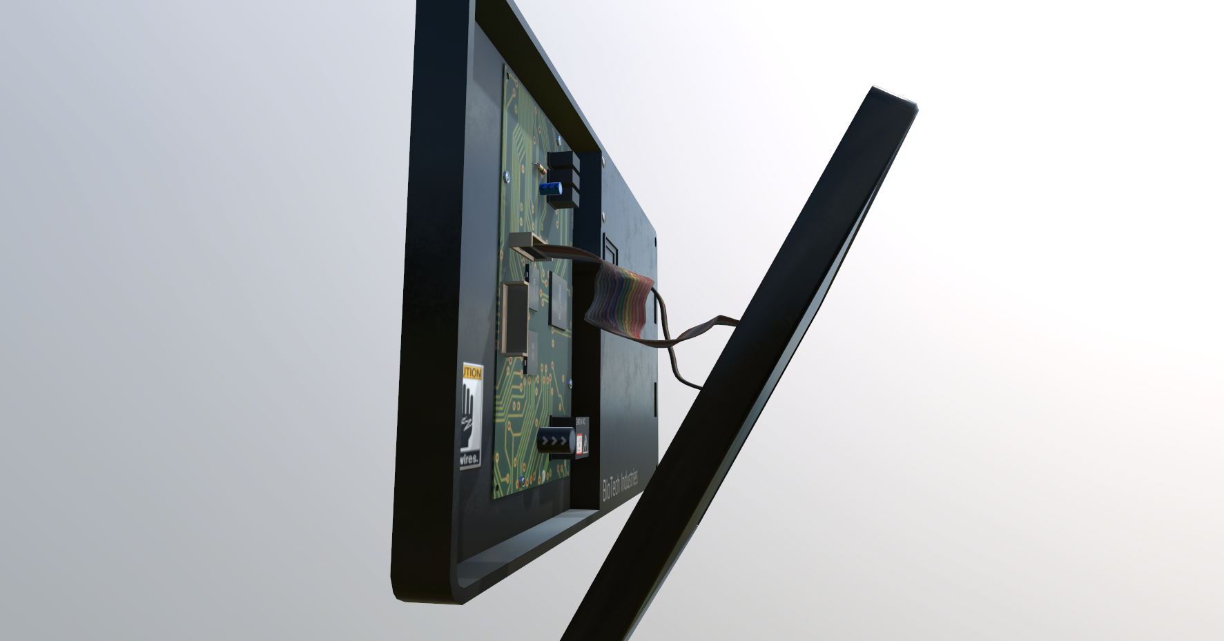 OBJ file Broken Sci-Fi Scanner Display 🛰・Model to download and 3D print ...