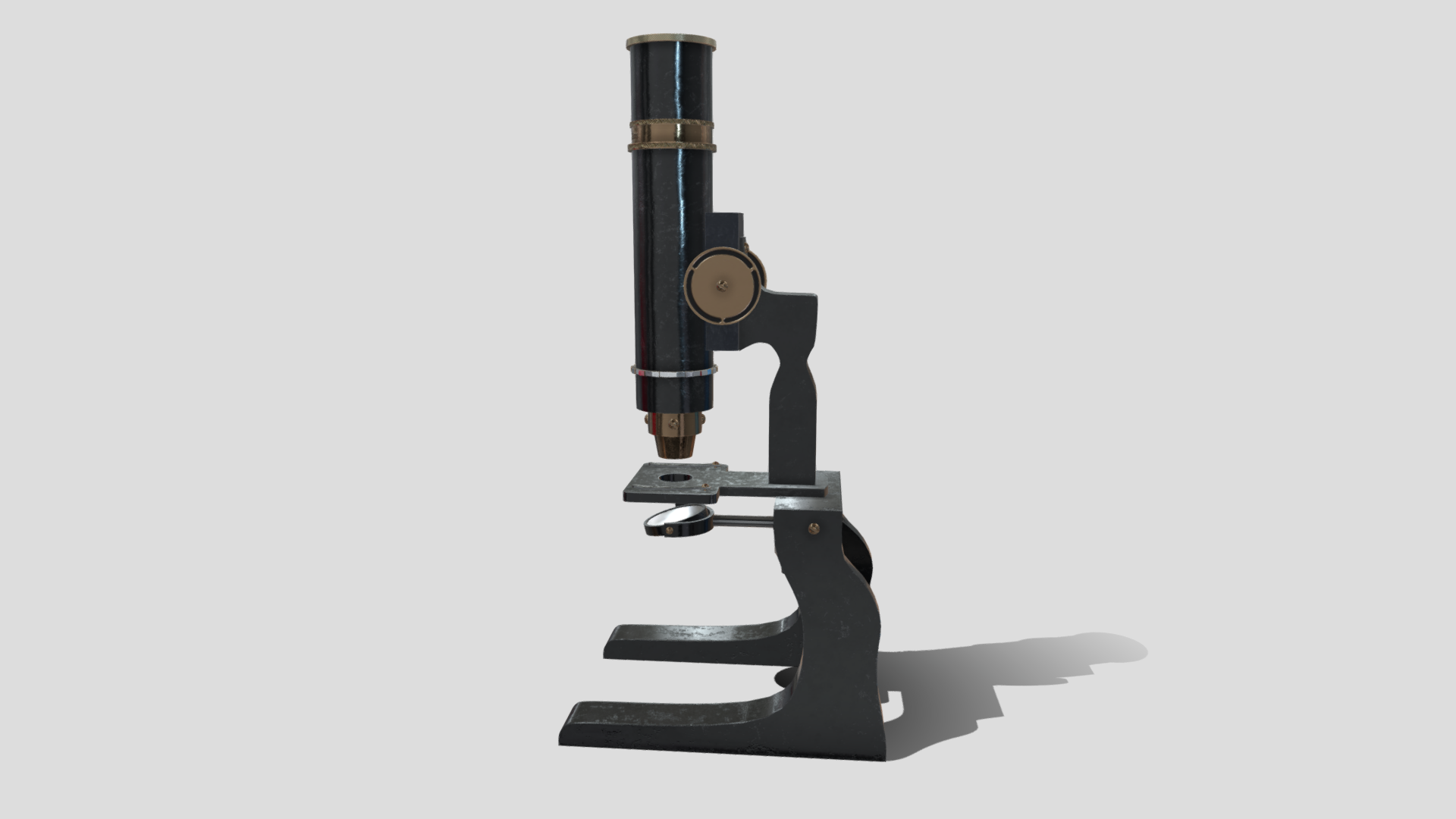 STL file Antique Microscope 🔬・3D printer model to download・Cults