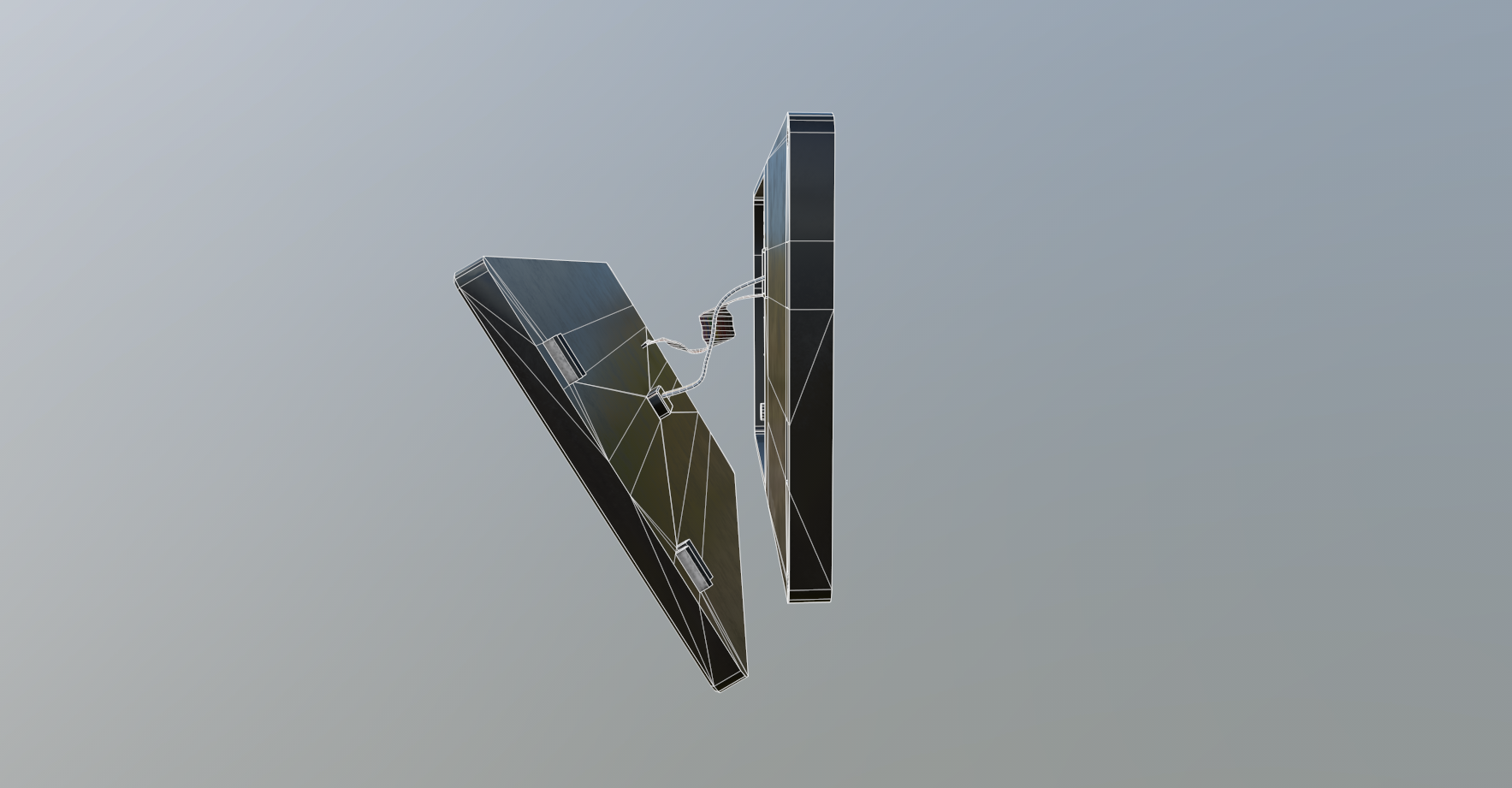 OBJ file Broken Sci-Fi Scanner Display 🛰・Model to download and 3D print ...