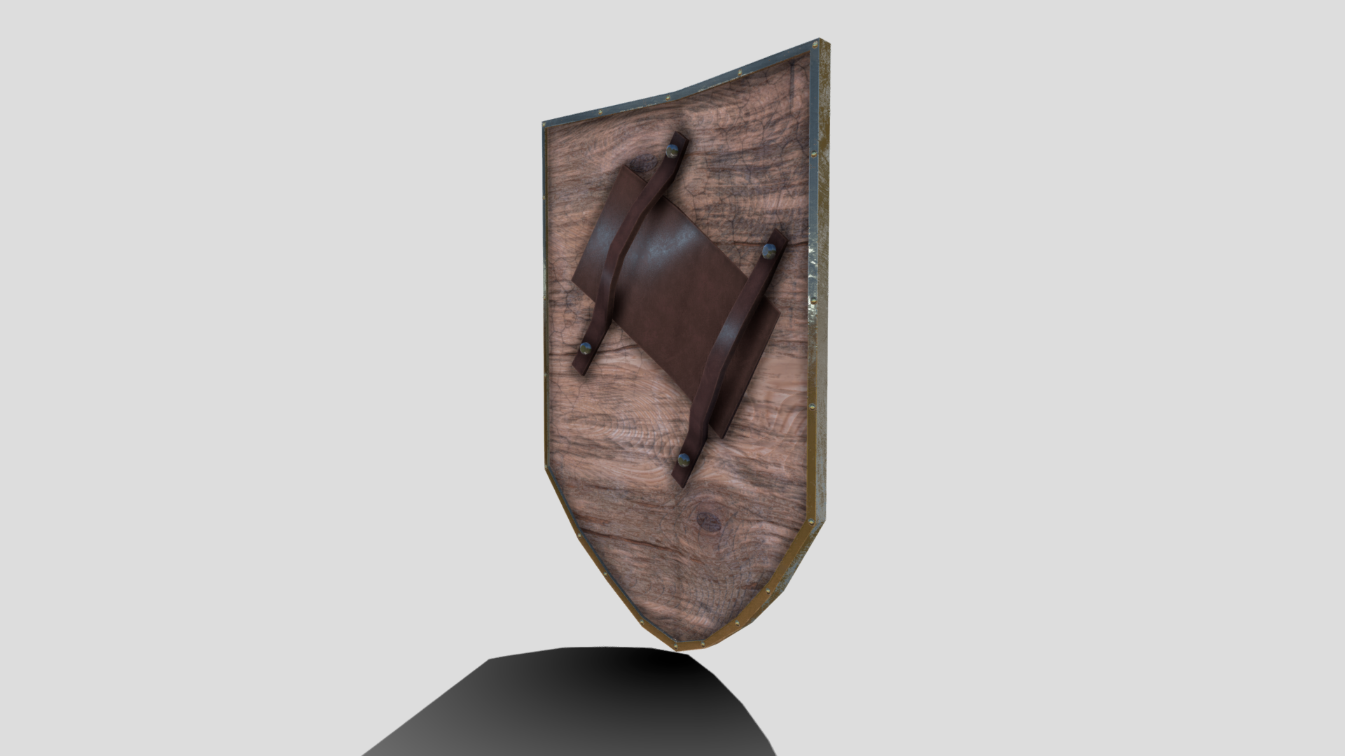 Download 3DS file Medieval stylised shield • 3D print design ・ Cults