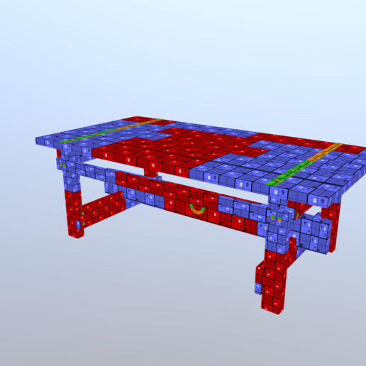 Download 3D printer model Farmhouse Table ・ Cults