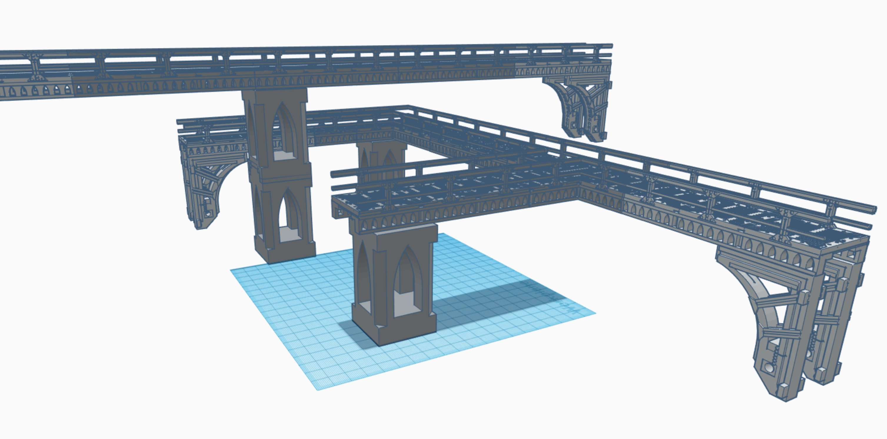 STL file Ultimate Modular Bridge Set for Necromunda Tables 🌉・3D printer ...