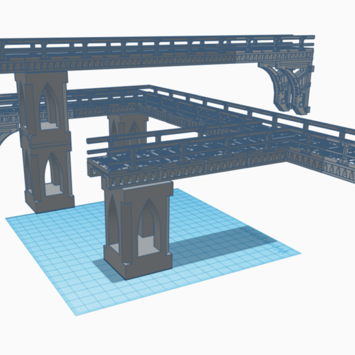Download 3D printer model Ultimate Modular Bridge Set for Necromunda ...