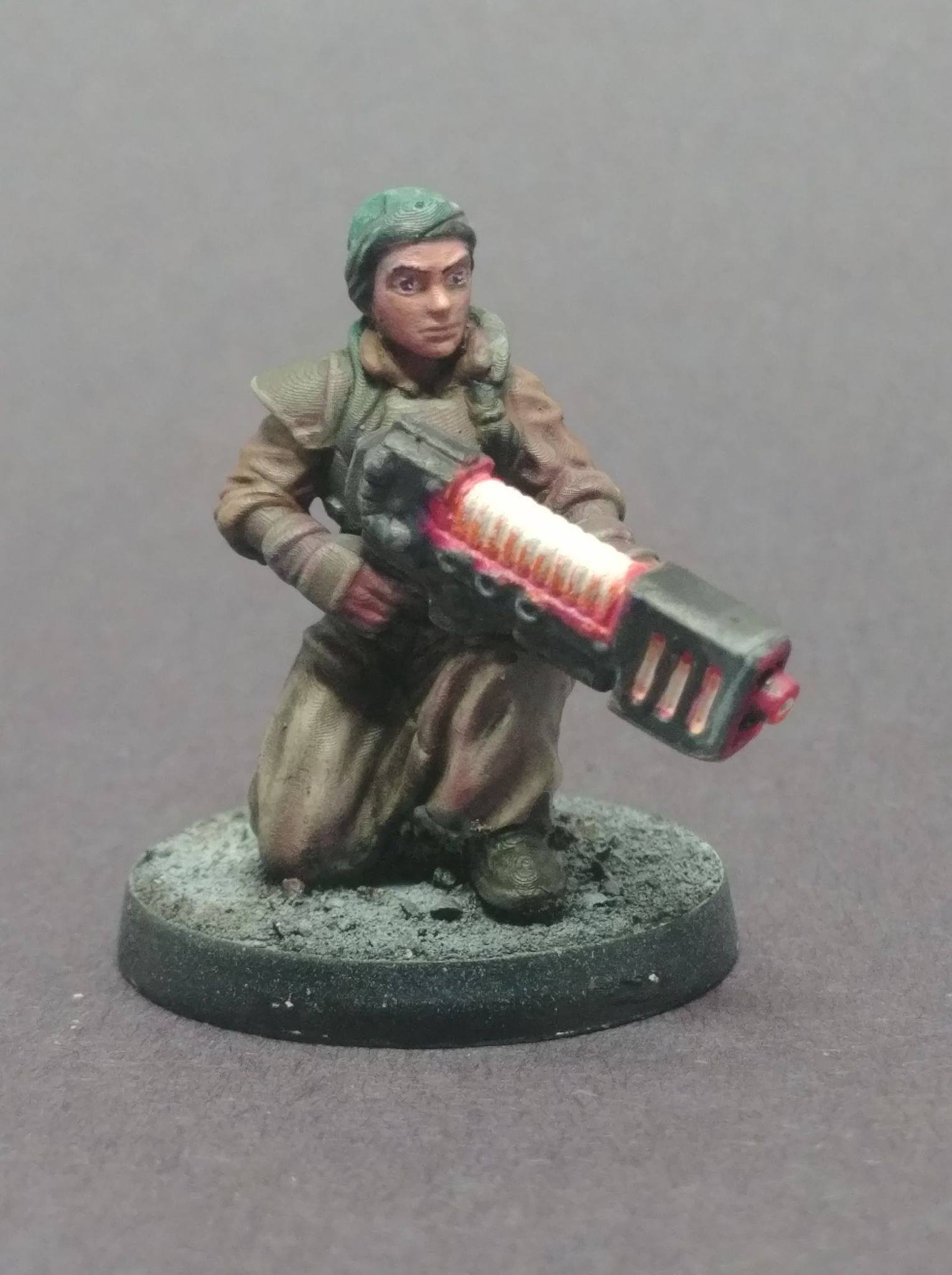 Free STL file Female Guard - Guardswoman - Azadi Death Front Plasma ...