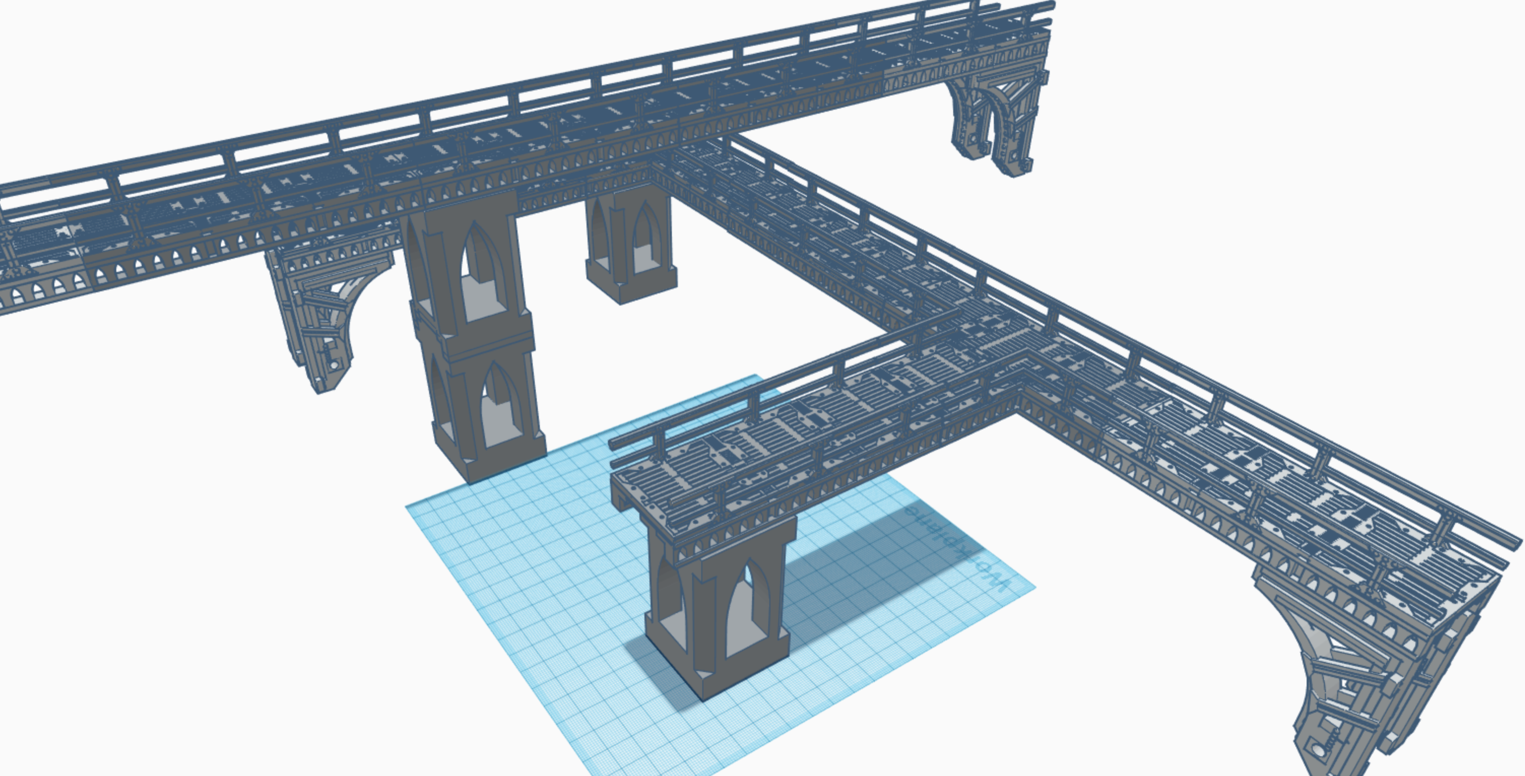 STL file Ultimate Modular Bridge Set for Necromunda Tables 🌉・3D printer ...